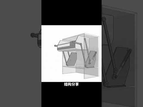 Tell me what this looks like 😄😄😄 #Mechanical Principle GIF # Non─standard Mechanical Design # Me