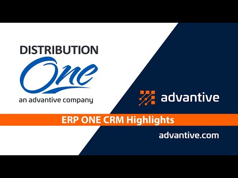 ERP ONE CRM Highlights