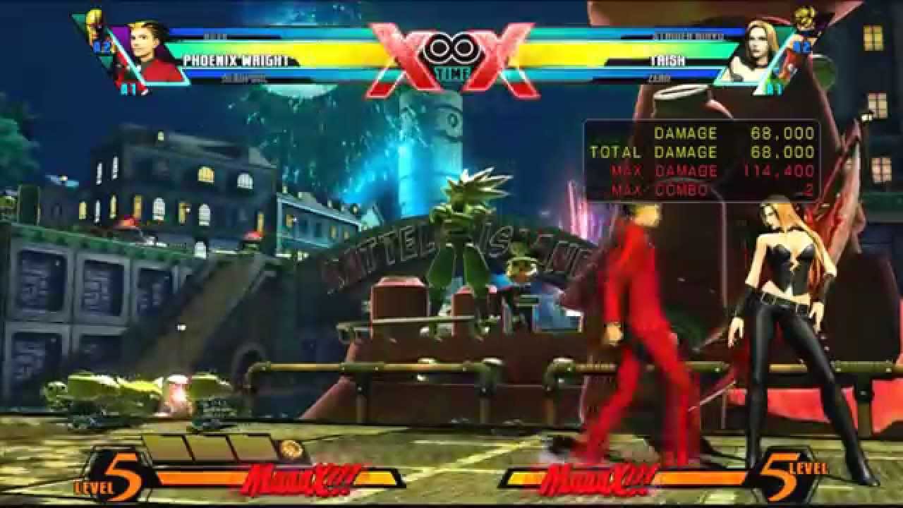 UMVC3: Basic Phoenix Wright Combo Tutorial Pt.2 (Step by Step)