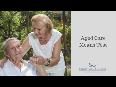 Aged Care Means Test