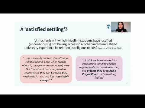 Being a Muslim Researcher I Dr Maisha Islam I MRN Education Research Community