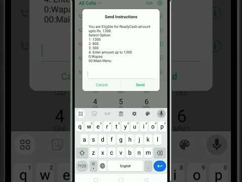 how to jazz cash loan || jazz cash se loan Lene ka tarika ||#shorts #viralvideo #video#youtubeshorts