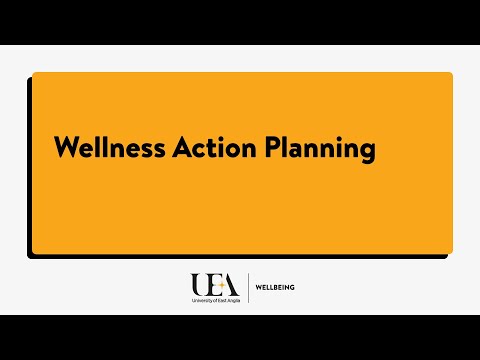 Wellness Action Planning Workshop Recording