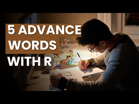 a-z words in english words starting with R