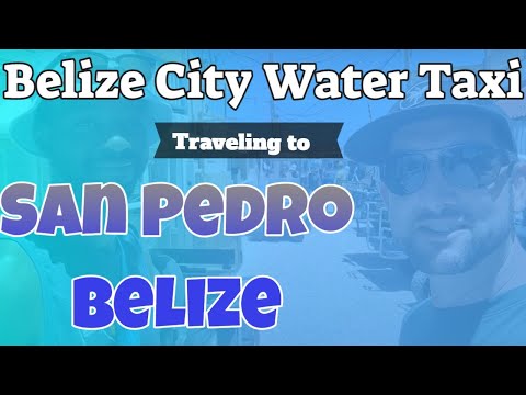 Taking the Water Taxi from Belize City to San Pedro, Open Water Diver Training, & Jaguars Night Club
