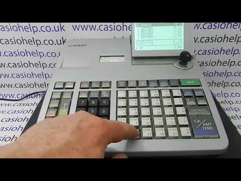 E050 DETAIL memory full Casio SE-S3000 / PCR-T2100 / PCR-T2300 / PCR-T2400 Cash Register