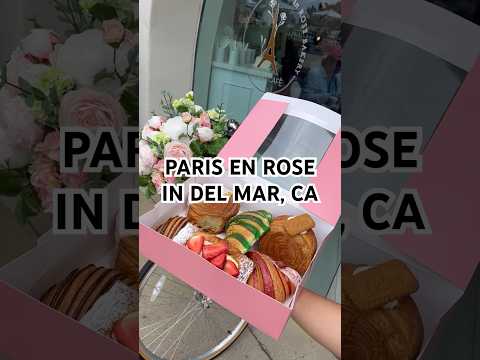You'll love this #Parisian bakery nestled in Del Mar, San Diego. #ParisEnRose