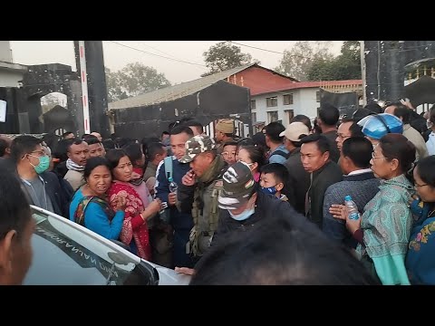 Madding Crowd for Sainik School Entrance, 2023, @kendriyavidyalayalangjing787 , Imphal. Huge Rush