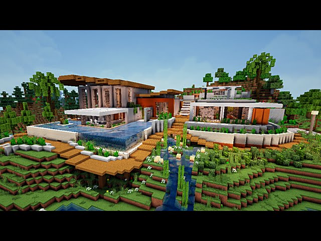 [Bright] Modern House Minecraft Map