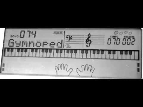074 GYMNOPEDIES no.I-Display view of Fingures Pattern