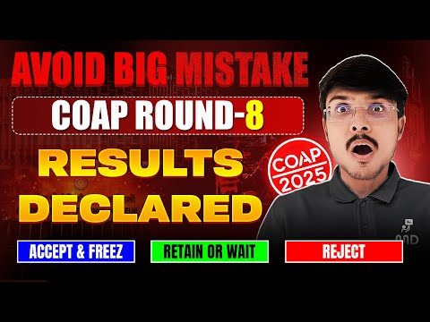 COAP 2025 Round 8 Results Out – Best Decision: Accept or Reject?