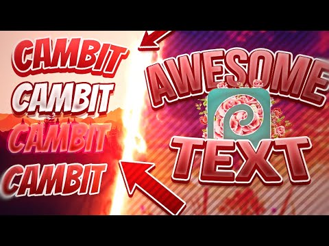 How to make amazing looking text in Photopea! *EASILY* (2020)
