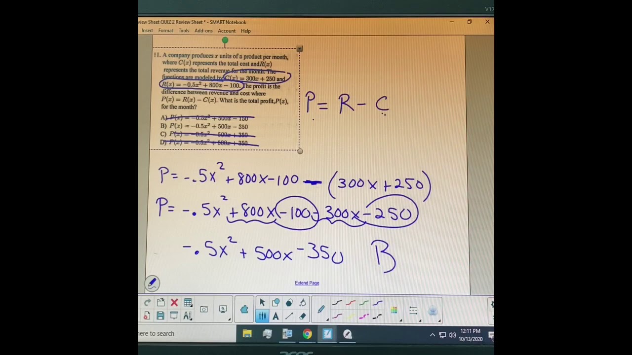 Algebra Review Sheet after lesson 19 QUIZ 2 REVIEW