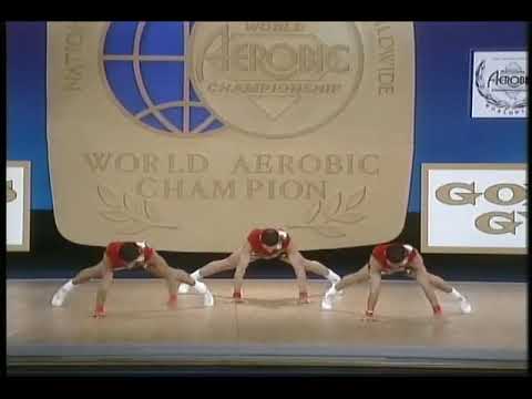 Rodrigo Martins, Ibsen Nogueira, Admilson Vitorio (Brazil) | 2000 World Aerobic Championship