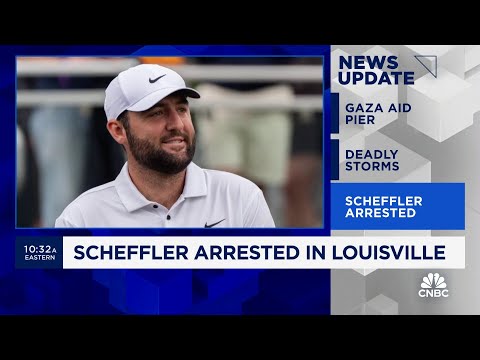 No. 1 PGA golfer Scottie Scheffler arrested in Louisville hours before tournament