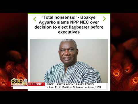 THE NPP MACHINE HAS BEEN SET UP TO ENSURE DR. BAWUMIA IS ELECTED FLAGBEARER - UDS PROFESSOR