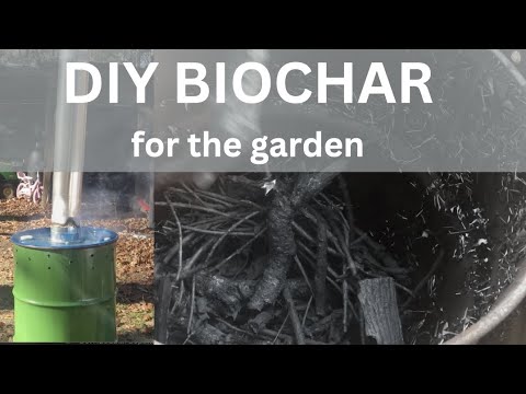 How to Make a Biochar Kiln // DIY Biochar for Soil Amendment.
