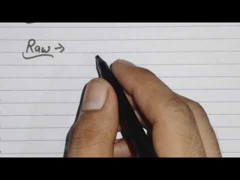 Raw meaning in Hindi