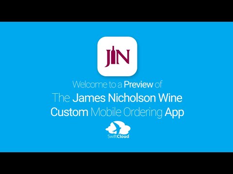 James Nicholson Wine - Mobile App Preview - JAM267W
