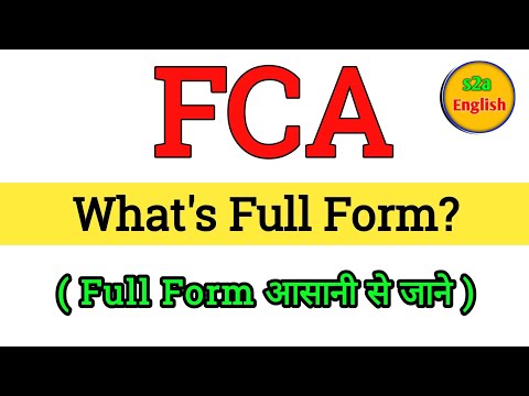 FCA ka Full Form kya hai | Full form of FCA | Gk questions all full form | important full form