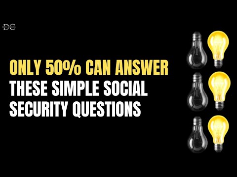 10 Social Security Questions - 50% Can't Answer