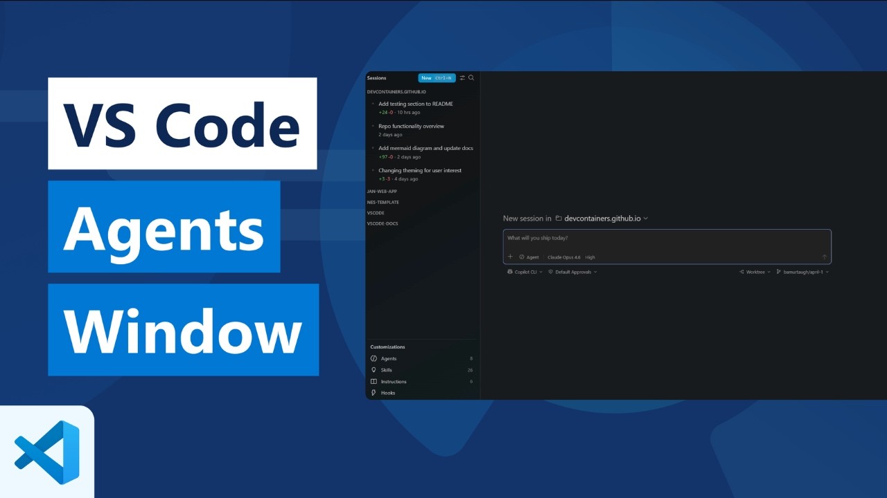 Introducing the VS Code Agents Window (Preview)