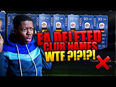 WTF EA REMOVED ALL CLUBS NAMES !!! IS THIS THE END OF COINS SELLERS ?? FIFA 15 UPDATE