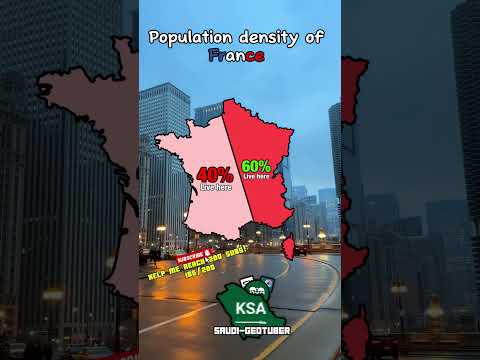 Population density of France🇫🇷