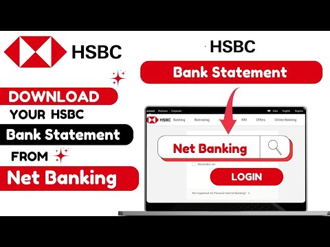 How to download HSBC bank statement from net banking | HSBC net banking | New update 2025