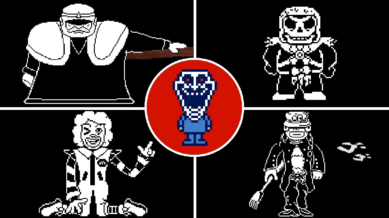 Undertale Repainted - All Bosses + Endings