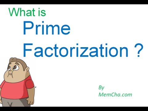 What is Prime Factorization ? Expressing any number as a product of prime factors | MemCha.com