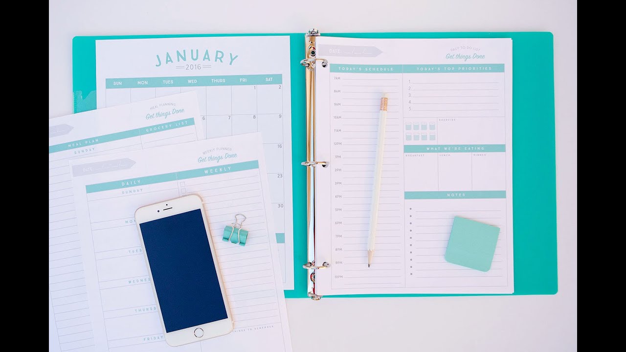 Organizational Printables