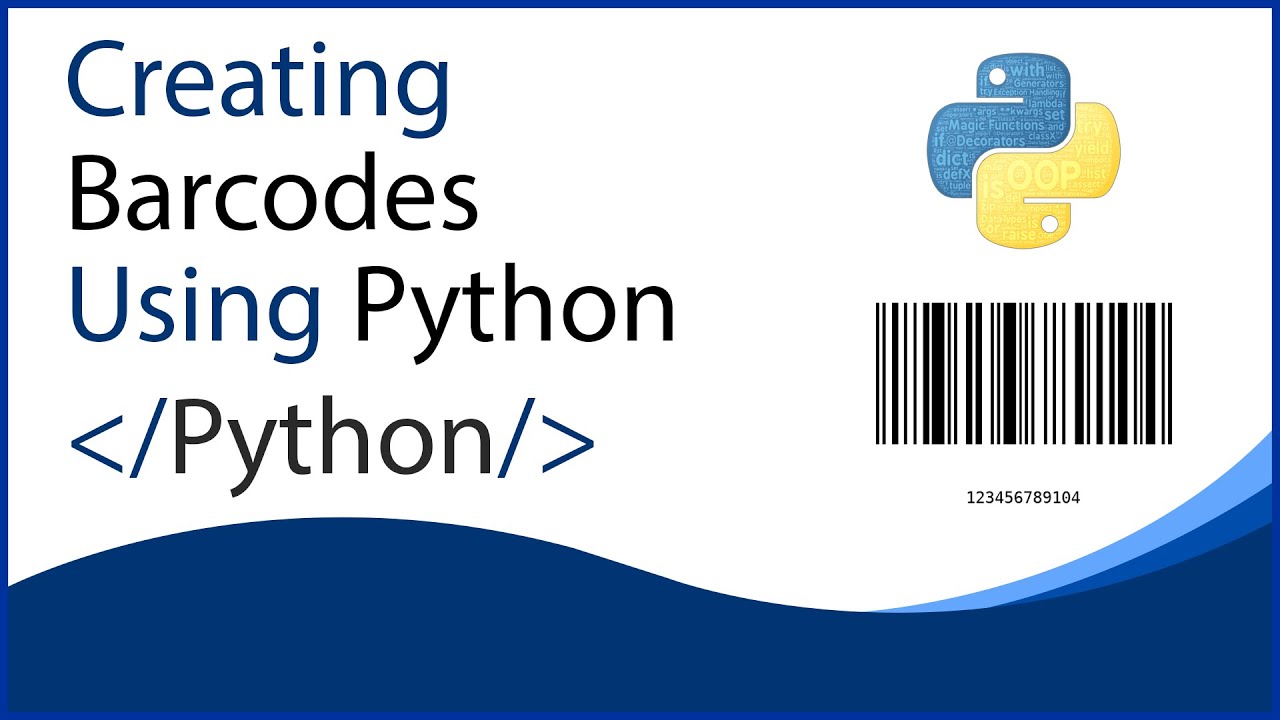 Creating Barcodes Using Python('ean13' ):