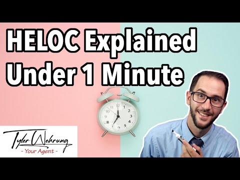 HELOC Explained in 56 seconds!