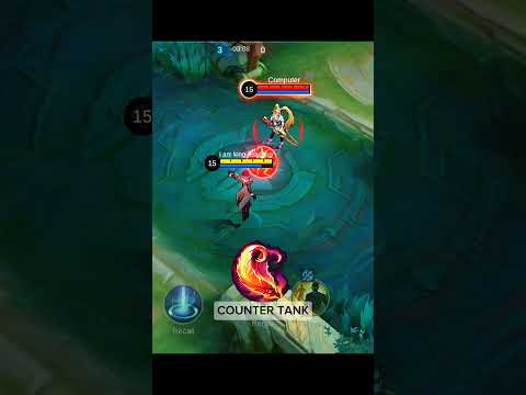 ✅ Mage Item Counter Tank Tutorial By Surajmlbb #shorts #mlbb