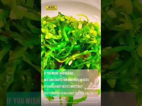 Have you tried HOSAN A+ Frozen Korean Seaweed Salad (Hae-Cho Salad)? 🧐 #ytshorts #reels #asiamarket