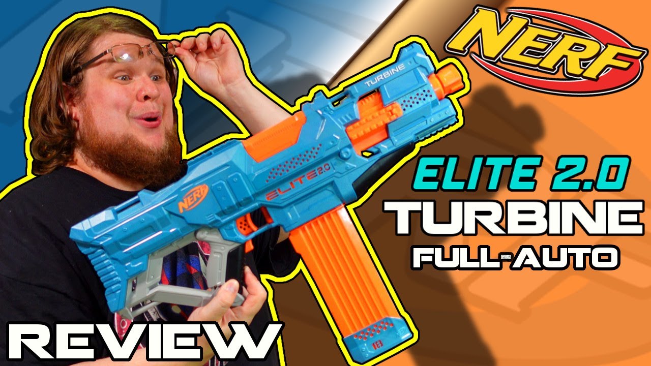 IT'S ACTUALLY GOOD!? NERF Elite 2.0 Turbine Full-auto Blaster Review