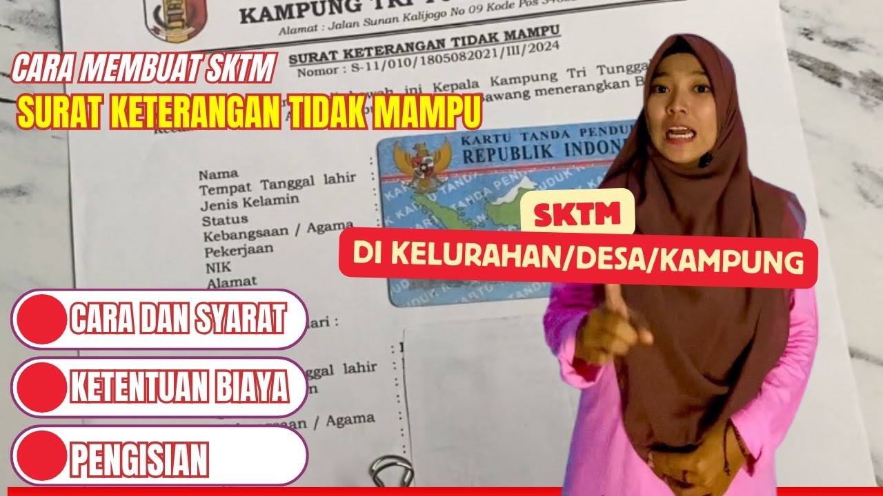 Cara Membuat Surat Keterangan Tidak Mampu (SKTM)