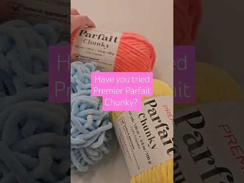 Tring Premier Parfait Chunky yarn for the first time! #Yarn #ChenilleYarn #Amigurumi