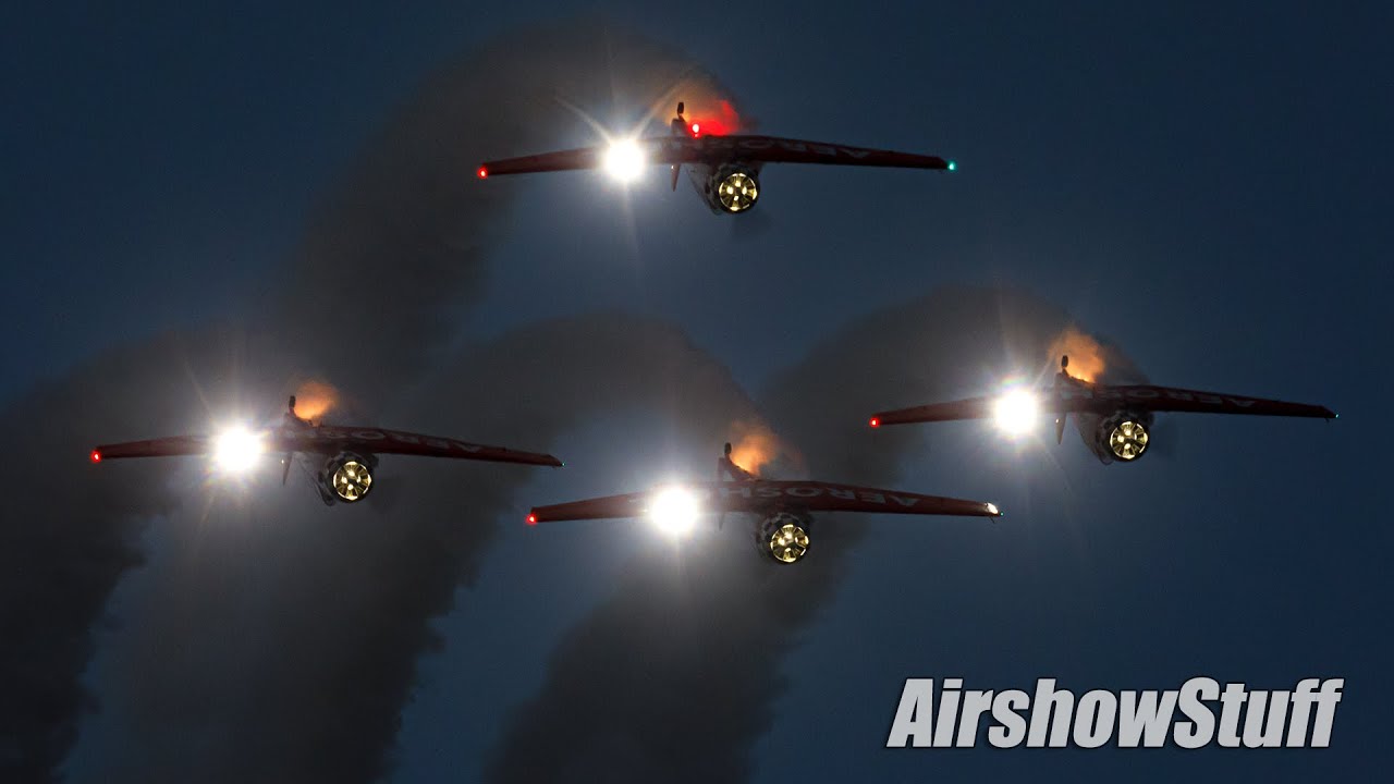 Aviation: Vans RV Aircraft - Aeroshell Aerobatic Team Night Show - EAA ...