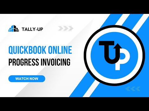 QuickBooks Online - How to Use Progress Invoicing