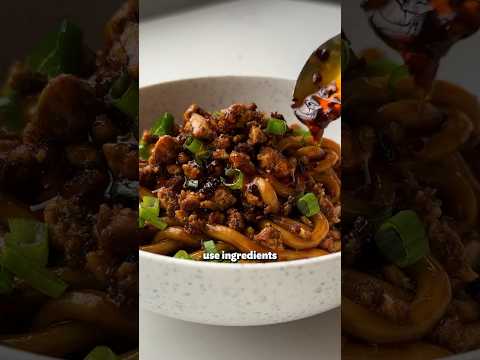 15 Minute Chilli Tofu Noodles | SO VEGAN #recipe #vegan #food #chinesefood