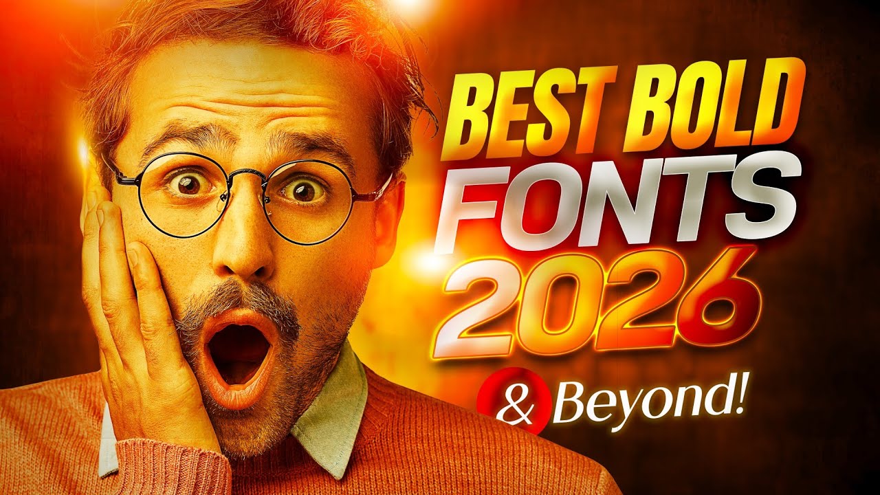 These Bold Fonts Will Dominate 2026 & Beyond!