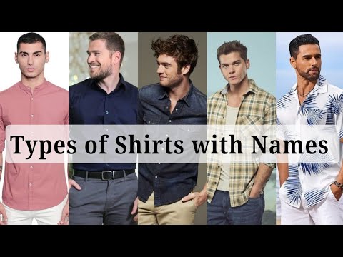 Different types of shirts for men with names 2025