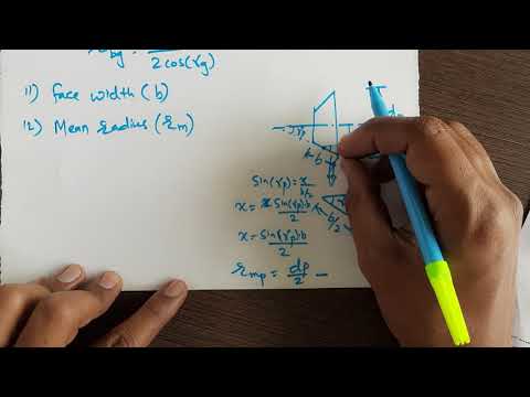 D 2.32 Bevel Gear | Terminology of Bevel Gear | Nomenclature | Mean Radius (Part 3)