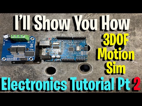 Arduino Uno R3 and IBT-2 Wiring A Motion Simulator