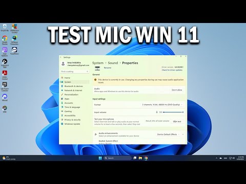How To Test a Microphone on Windows 11 Working or Not, Sound Recording or Not - Easy Fix