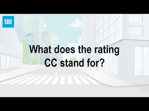 What does the rating CC stand for