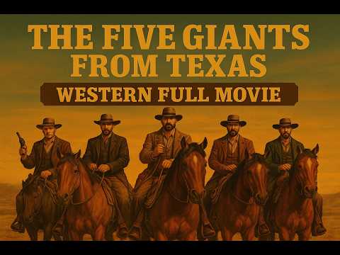 The Five Giants from Texas Western and Cowboy Movie english