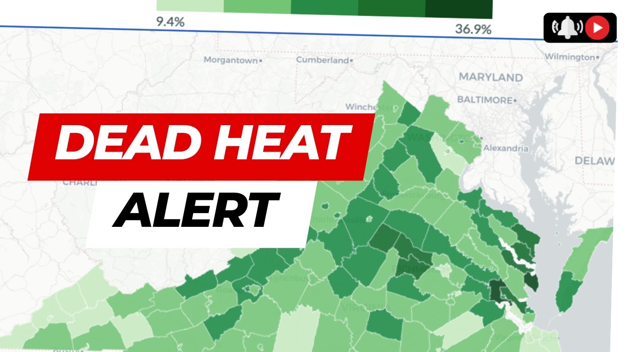 10-1 Democrat Gerrymander: Early Voting Numbers Shock Virginia